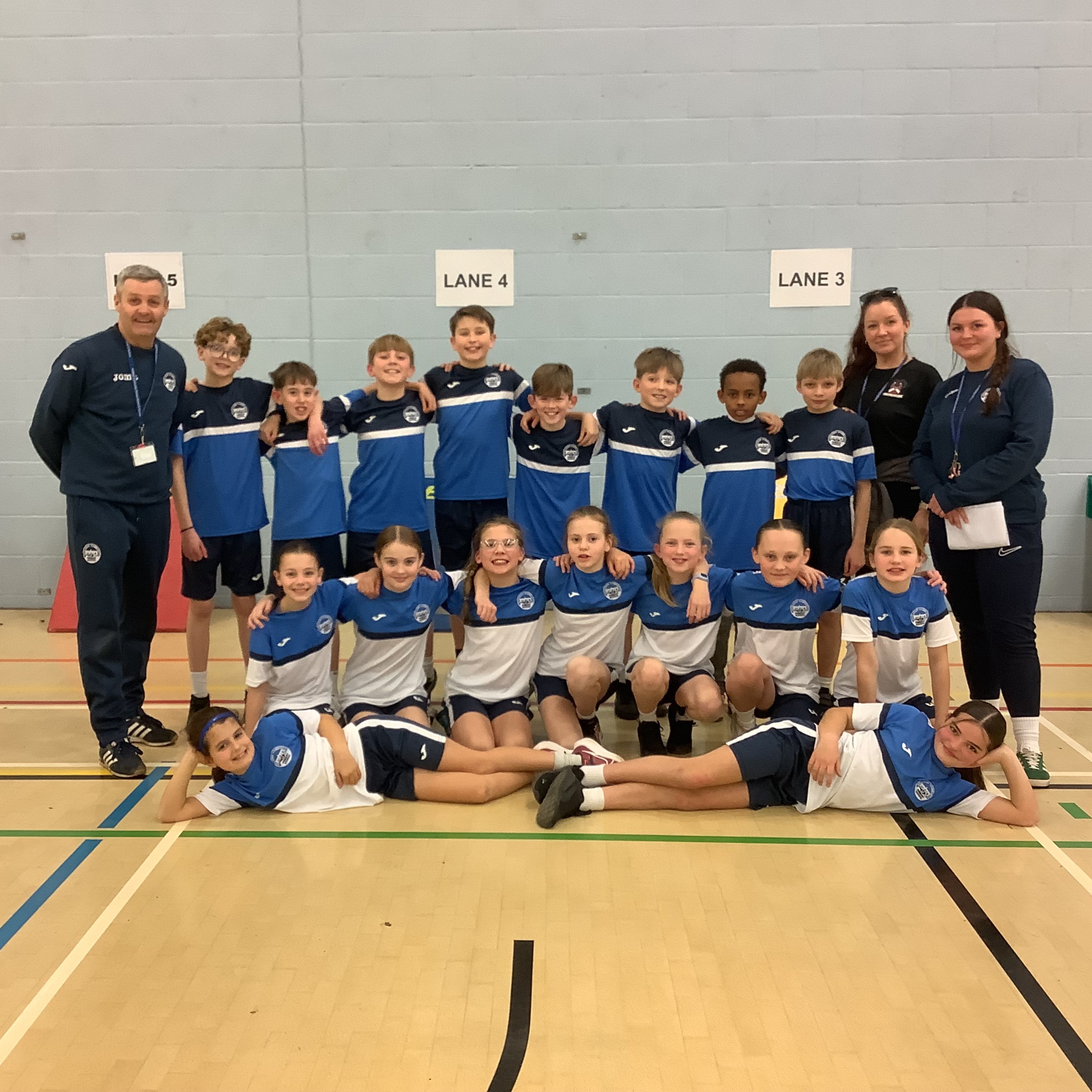 Under 11's Ipswich and South Suffolk School Games Sportshall athletics ...